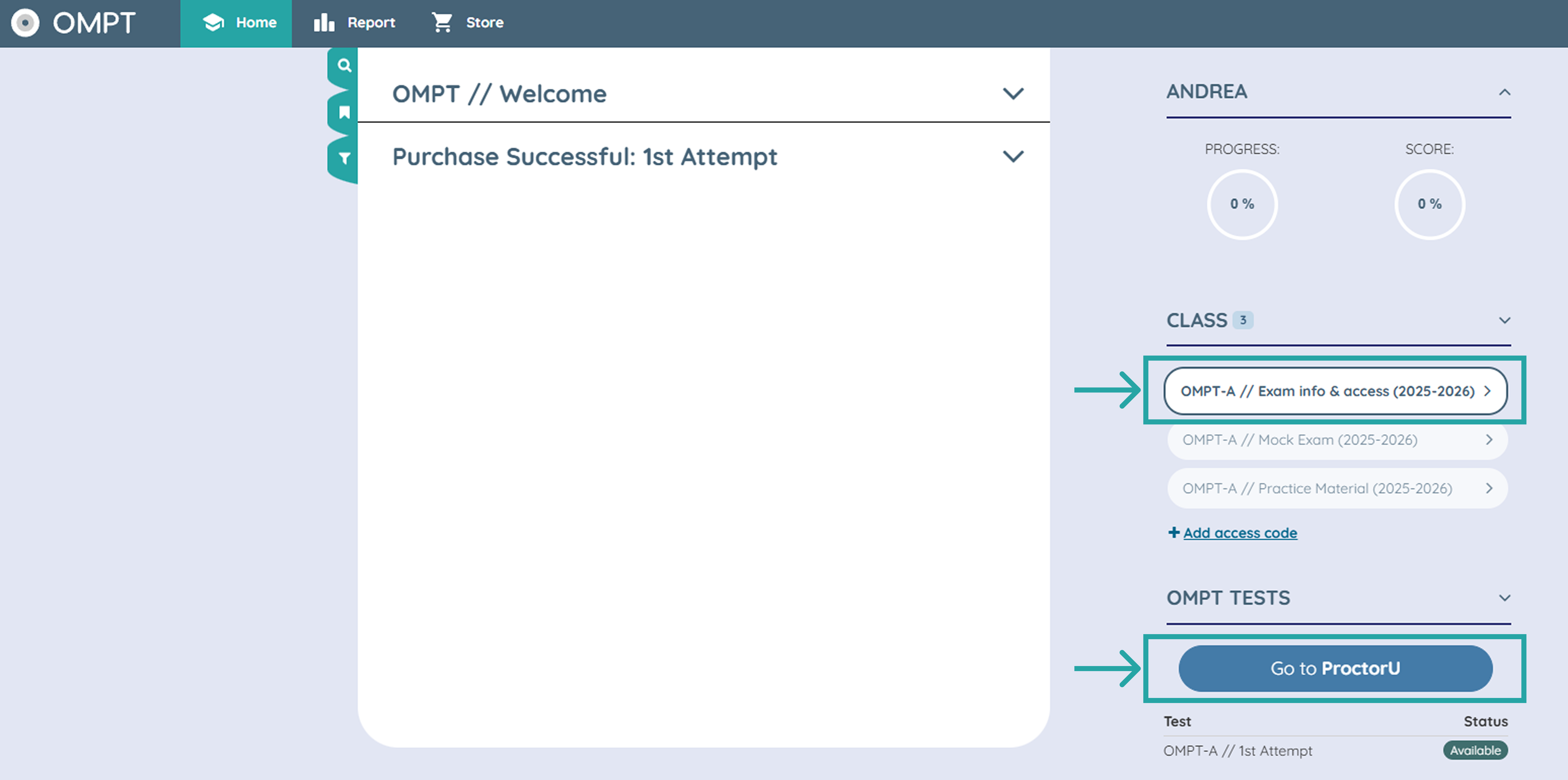 How to schedule a test – OMPT Knowledge base