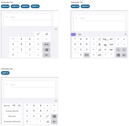 Can I use a calculator? – OMPT Knowledge base